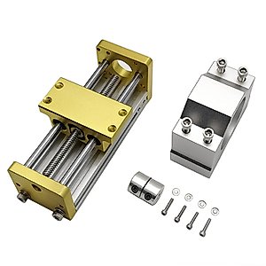 Doesbot CNC Z-Axis Sliding Table and 52mm Spindle Fixture 3018 Engraving Machine Upgrade DIY Metal Kits