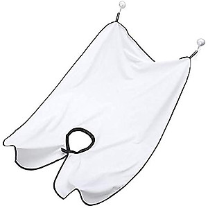 LucaSng Shaving Cloth Scissors Release Shave Trimming Cloth Neck Apron with Suction Cup