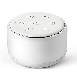 FamiSym White Noise Sound Machine Baby for Sleeping with Night Light – 34 Soothing Sounds, Rechargeable White Noise Machine for Baby Kids Adults Sleep, Portable Lullaby Machine Baby Soother