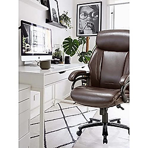COLAMY High Back Big & Tall Office Chair 400lb Large Executive Desk Computer Swivel Chair for Heavy People