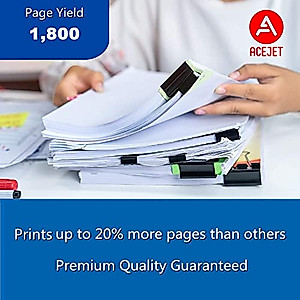 ACEJET Compatible 047 Black Toner Cartridge Replacement for Canon 047 ImageCLASS LBP113W MF113W MF110/LBP110 Series, i-SENSYS LBP113W MF113W MF110/LBP110 Series Printer (Black, 2Pack)