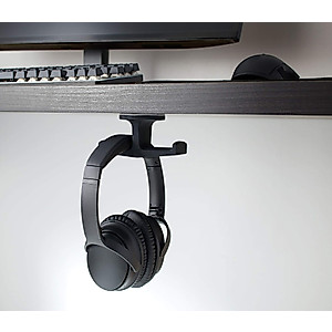 Glorious Trident – Under Desk Gaming Headset/Headphone Stand Mount Holder (VR Headset Compatible)