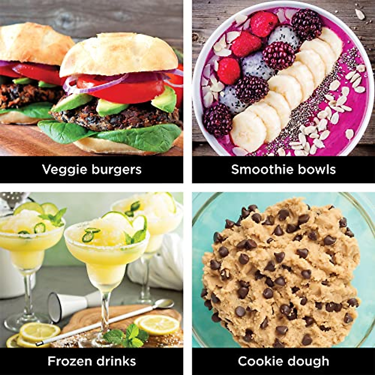 Ninja SS351 Foodi Power Blender & Processor System 1400 WP Smoothie Bowl Maker & Nutrient Extractor* 6 Functions for Bowls, Spreads, Dough & More, smartTORQUE, 72-oz.** Pitcher & To-Go Cups, Silver