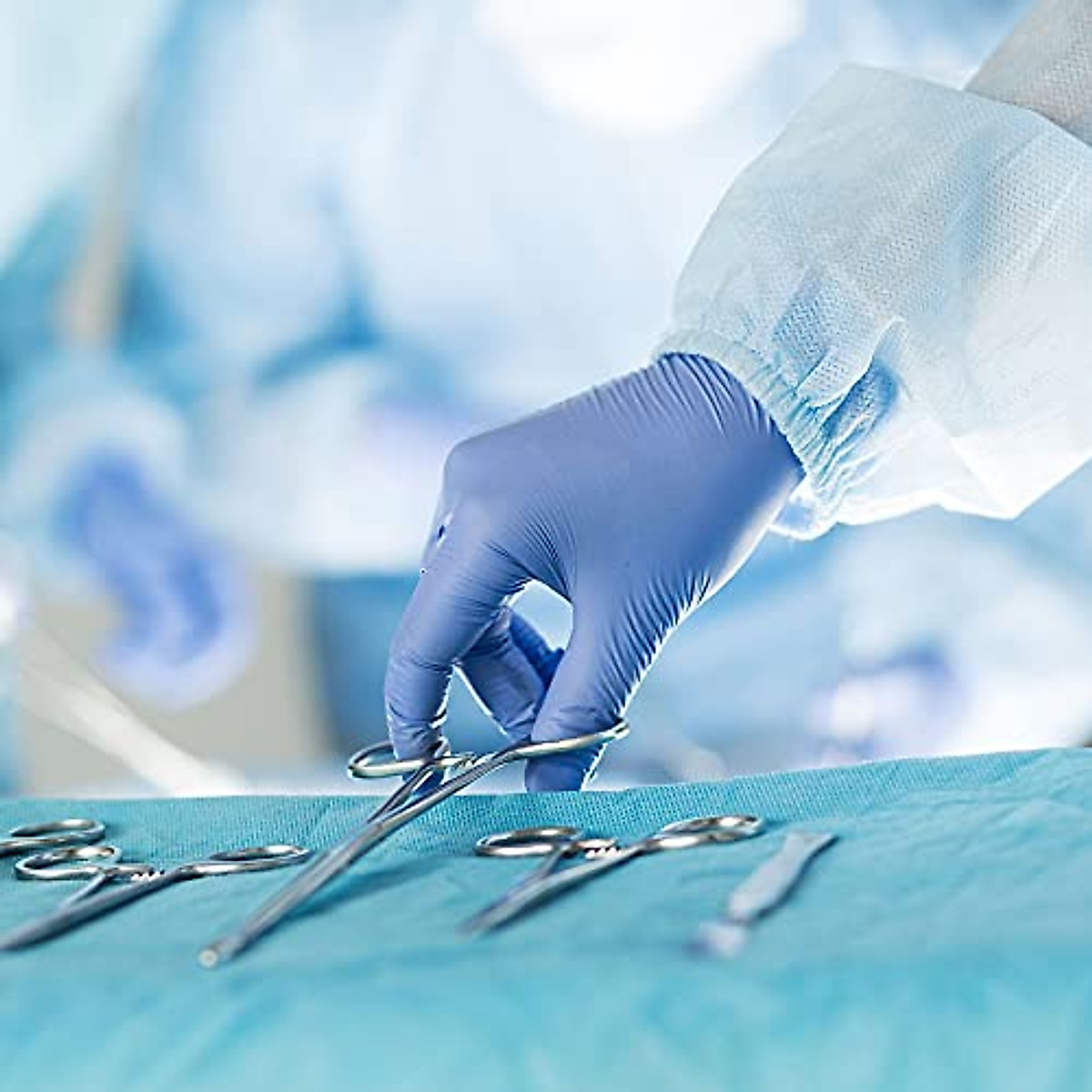 TRONEX 1000 Pack Nitrile Exam Glove, Blue Medical Examination Gloves, Fingertip-Textured, Powder-Free (XXL)