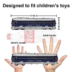 Tiny Train Toys Moved by Inertia for Kids with Sound & Light - Train Set for 3 4 5 6 Years Old Boys Girls Classic Toy Gift for Holiday, Birthdays or Christmas