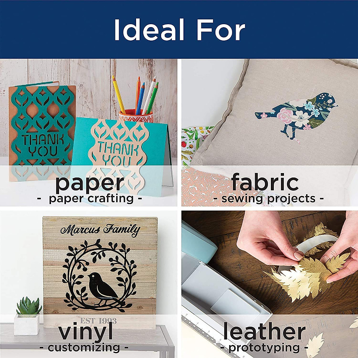 Brother ScanNCut SDX125E Electronic DIY Cutting Machine with Scanner, Make Custom Stickers, Vinyl Wall Art, Greeting Cards and More with 682 Included Patterns