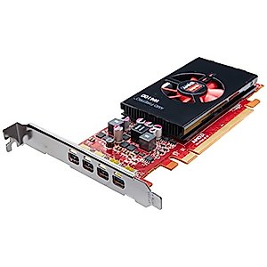 Sapphire AMD FirePro W4100 2GB GDDR5 Quad Mini DP PCI-Express Graphics Card 100-505817