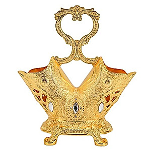 Utensil Organizer, Silverware Rack Gold Metal European Style Decoration Forks