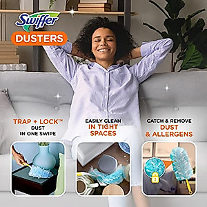 Swiffer 180 Dusters Multi Surface Refills, with Febreze Lavender & Vanilla scent, 10 Count (Packaging May Vary)