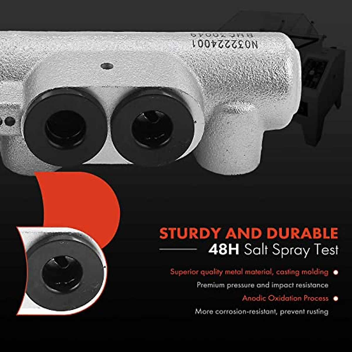 A-Premium Brake Master Cylinder Compatible with Volkswagen Vehicle - Jetty 1995-1999, Golf 1995-1999 -Replaces 1H1698019B, 6K1614101C - 22 mm Bore