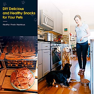 Kwasyo Food Dehydrator Machine, 12 Trays ALL Stainless Steel, Dual fan 360° Efficient Drying, 24H Adjustable Timer & 68℉ to 194℉ Temperature Control, Overheat Protection, Food Dryer for jerky meat fruit vegetable Pet Treats, 800W