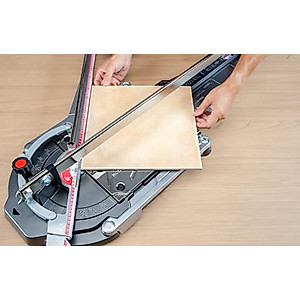 Montolit Masterpiuma 75P5 Power 5 Ergonomic Manual Tile Cutter 29" (75cm) Cutting Tool For Tough and Delicate Large Format Glass and Ceramic Tiles for Floor and Wall Tile Installation