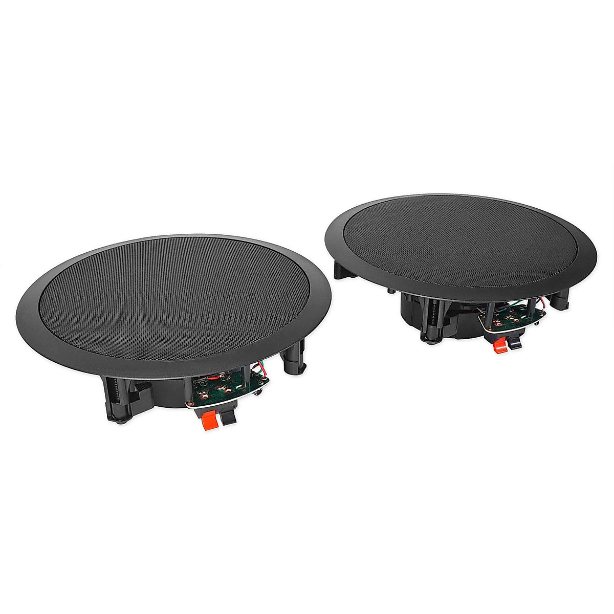 Rockville (8) HC85 Black 8" 700 Watt in-Ceiling Home Theater Speakers 8-Ohm