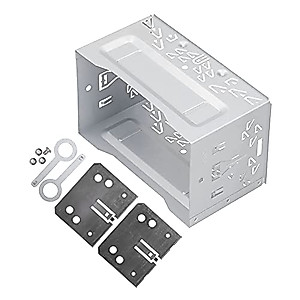 2 Din Universal Radio Frame Aluminum Alloy Stereo Audio Installation Fascia Fit for B5/MK3/MK4 for vehicle-receiver-universal-mounting-kits