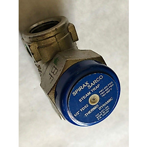 NEW 1/2" TD52 SPIRAX SARCO B.M. 54530C STEAM TRAP COOL BLUE THERMO DYNAMIC,AY