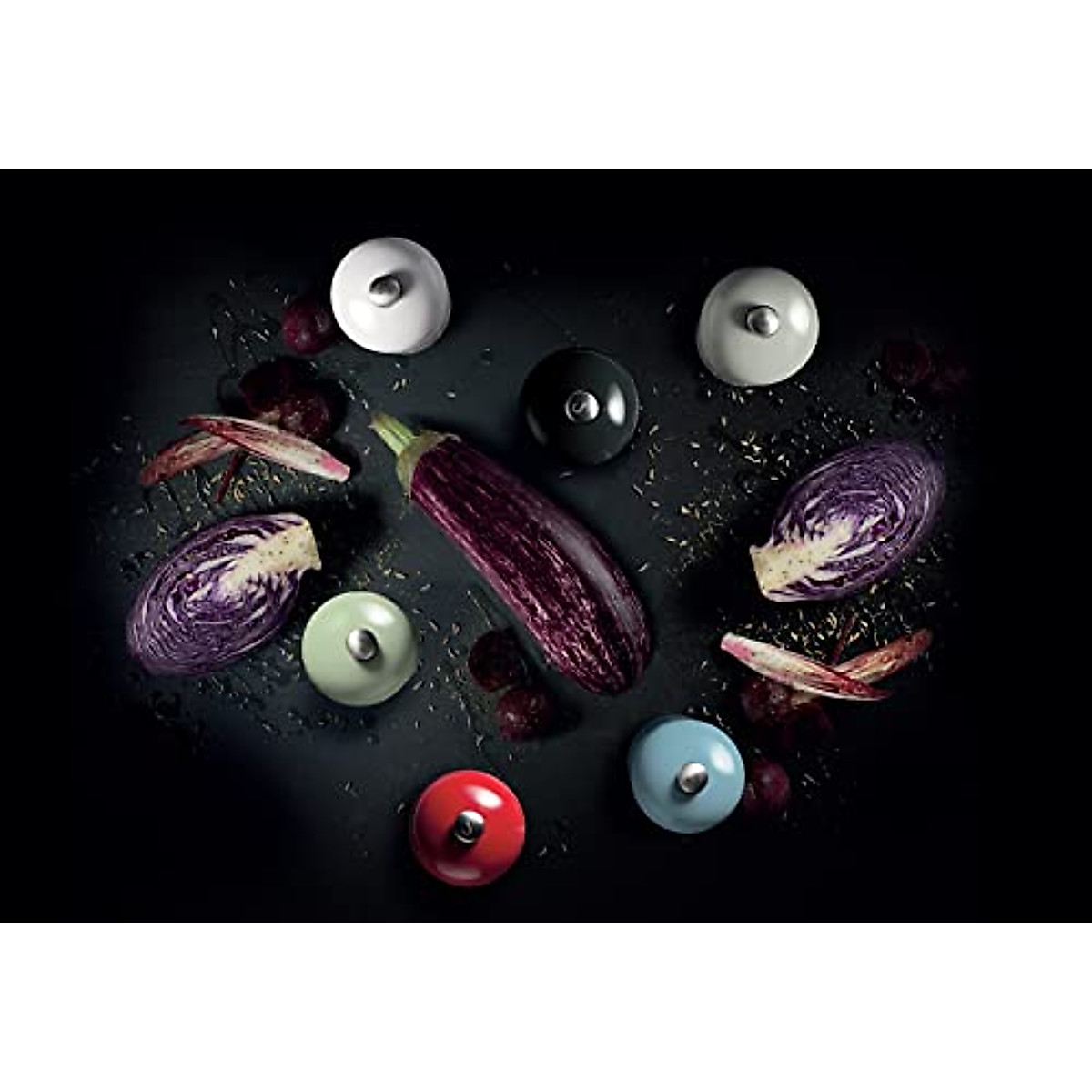 Cole & Mason H321823 Oxford Red Salt Mill | Precision+ Wooden | Premium Coloured Gloss Seasoning Mill | Wood | 155mm | Single | Includes 1 x Salt Grinder | Lifetime Mechanism Guarantee