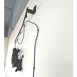 Premium Pro Version VR Walking Cable Management System Free Rotating Bracket - Improved Comfortability - Designed by VR Gamer for VR Gamer-Drill Required- Watch Install Guide First