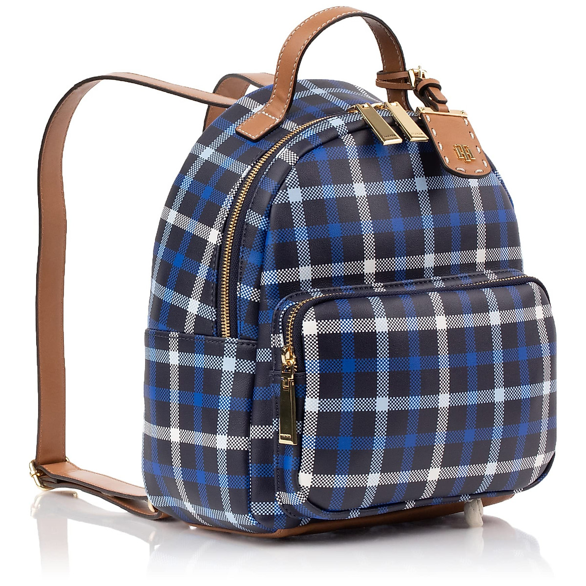 Tommy Hilfiger Julia Small Dome Backpack, Navy/Multi