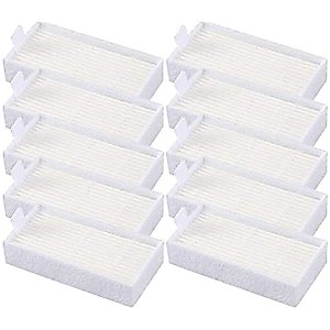 10pcs HEPA Filters Replacement for ILIFE V3s V3s pro V5 V5s V5s Pro Robotic Vacuum Cleaner ILIFE V3s pro Filters ILIFE Robot Vacuum Filter ILIFE V3 Filter Replacements
