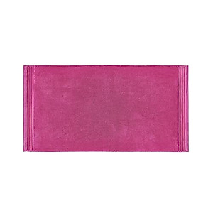 Kate Spade New York Scallop Pleat 580 GSM Terry 1 Piece Hand Towel, 18 x 32 Inches, 100% Cotton (Magenta Frost)