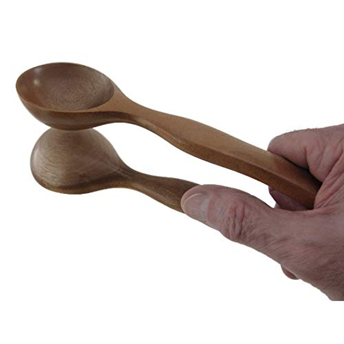 Pea Patch Mahogany Musical Spoons (Gumbo Style), Long - w/free instruction booklet