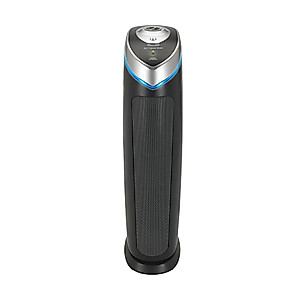 Germ Guardian AC5000 28” 3-in-1 True HEPA Filter Air Purifier for Home, Large Rooms, UV-C Light Kills Germs, Filters Allergies, Smoke, Dust, Pet Dander, & Odors, 5-Yr Wty, GermGuardian, Grey
