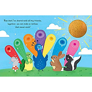 Peacock's Rainbow Feathers - Touch and Feel Board Book - Sensory Board Book