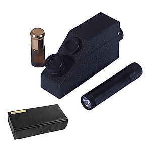 Generic Jewelry Refractometer, Portable Gem Tester, Professional Gemstone Tester, Gem Refractometer, Measures Refractive Index 1.30-1.81, Flashlight Included, Easy to Use