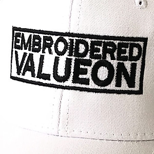 Embroidered Custom Baseball Cap Design Your Own Dad Hat Personalized Text Adjustable Sports Outdoors White