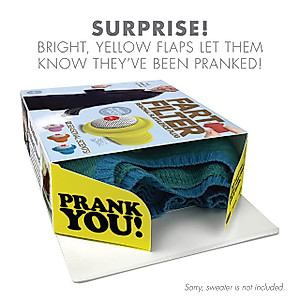 Prank Pack Prank Gift Box Bundle Set 1, 4 Unique Gift Boxes, Wrap Your Real Present in a Funny Authentic Prank-O Gag Present Box, Medium-Sized Novelty Gifting Box for Pranksters