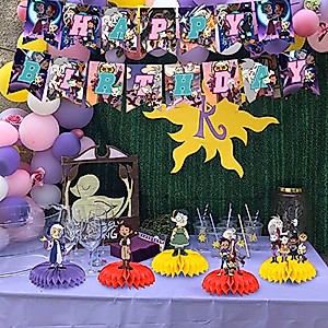 SAIAODI The owl House Birthday Party Supplies, Birthday Party Supplies for owl House Honeycomb Centerpiece,8 Pcs owl House Party Supplies 3D Table Decorations for Girls Boys Birthday