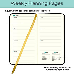 2023 Pocket Planner/Pocket Calendar: 14 Months (Begins November 2022) / 2023 Calendar/ 2023 Weekly Calendar/Weekly Planner Organizer (Black)
