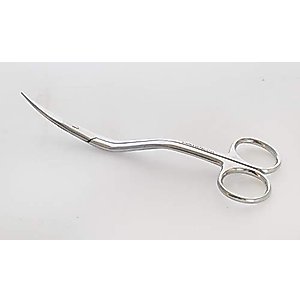 Mazbot 6 Inch Bent Handle Curved Embroidery Scissors---Perfect for Machine Embroidery