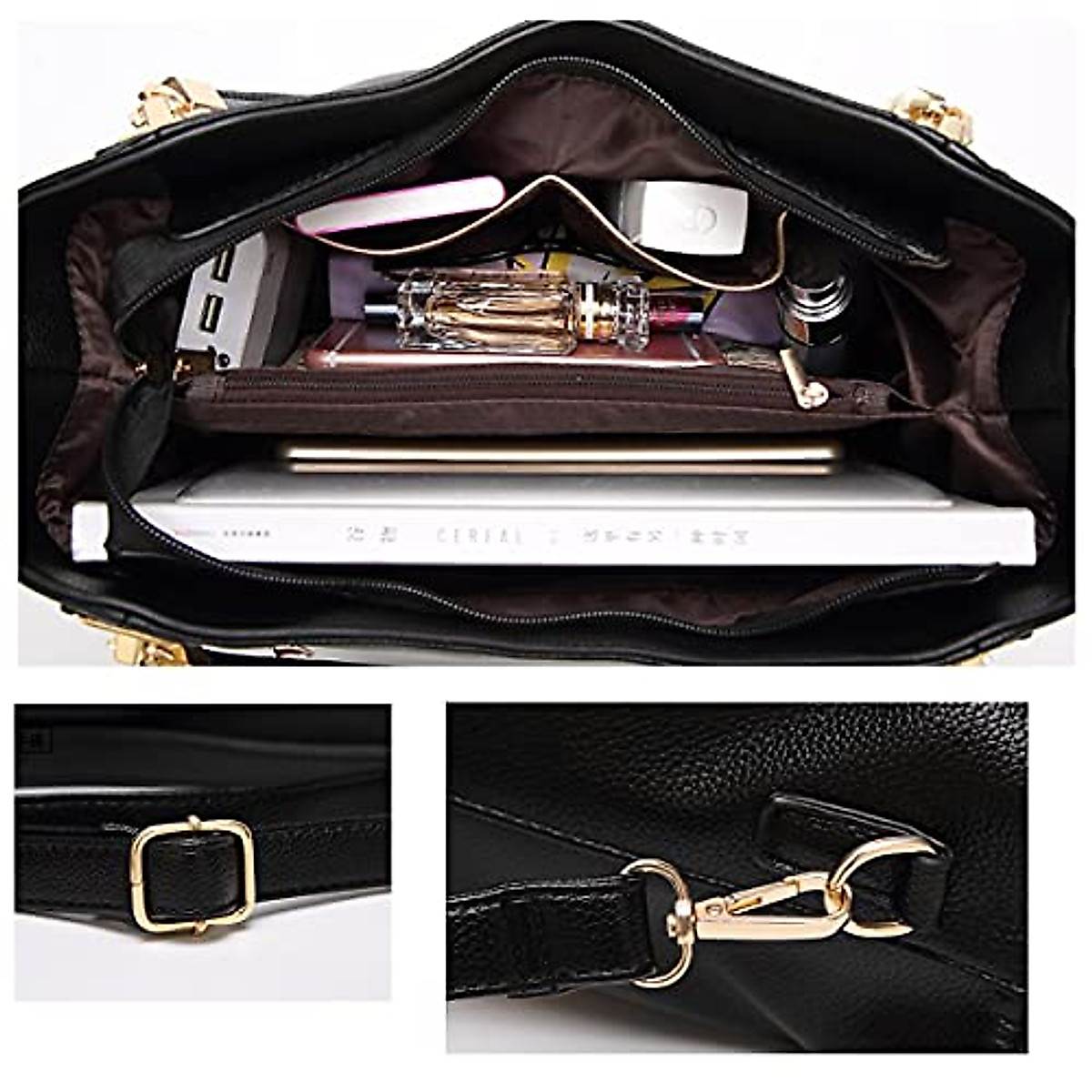 Handbags and purses,Womens Leather Handbags Purses Top-handle Totes Satchel Shoulder Bag for Ladies, (3#Red)