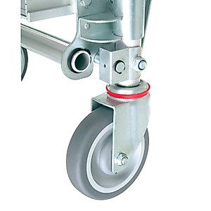 Global Industrial Aluminum 2-in-1 Convertible Hand Truck with Pneumatic Wheels - Senior