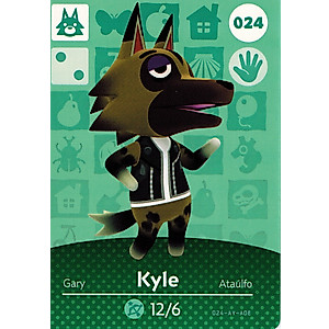 Animal Crossing Nintendo Amiibo Card # 24 Kyle (024)