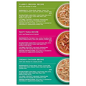 Rachael Ray Nutrish Purrfect Broths Natural Wet Cat Food, Variety Pack, 1.4 Ounce Pouch (Pack of 24), Grain Free