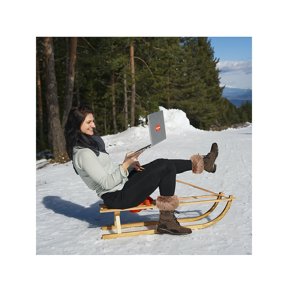 sy soul young Women Faux Fur Leg Warmers Short Furry Fuzzy Boot Cuffs Toppers Girls Winter Knitted foot cuff (Raccoon)