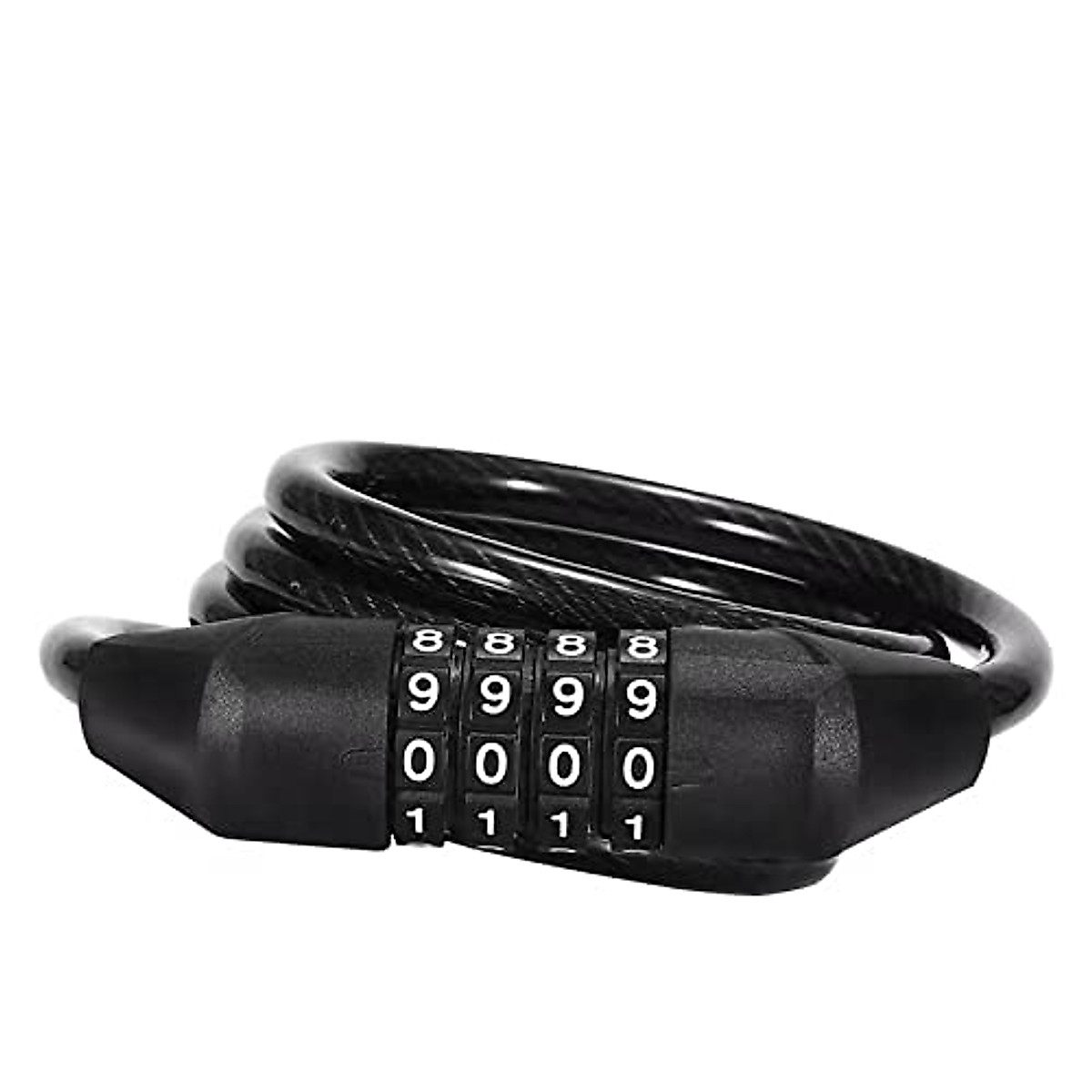 Children miniBike Locks Cable，Mountain Bike Password Lock，4-Digit Combination Lock Core Steel Wire Bike Lock Security&Portable Bicycle Locks, (Mini)