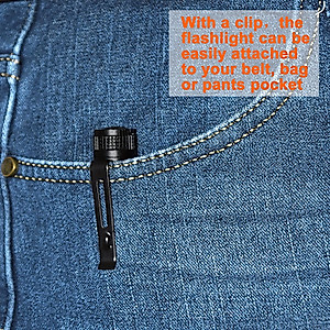 Beieverluck 10 Pack Small Mini LED Flashlight Handheld Pen Light Flashlight Tactical Pocket Torch PenLight with Clip Led Pen Flashlight for Camping Outdoor Emergency Inspection