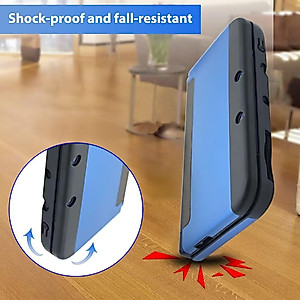 Blue Shockproof Dustproof Protector Case Cover Hard Shell Skin for New Nintendo 3DS XL 2015 Version