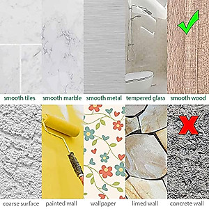 XLQADV 8 Pcs Shower Caddy Adhesive Hooks Sticker, For No Drilling Bathroom Shower Shelf Accessories, Strong Adhesive Wall Sticker For Adhesive Shower Caddy