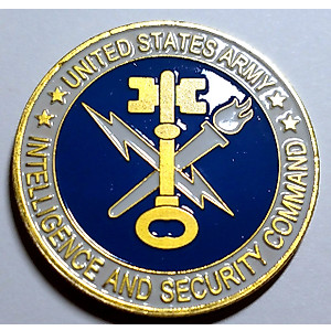 Army Intelligence and Security Command INSCOM Government Colorized Challenge Art Coin