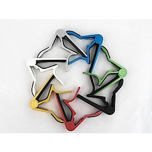 Guitar Capo,Capo for 6-String Acoustic and Electric Guitars, Bass,Mandolin, Ukulele, Black Guitar Capo (black) (black)