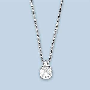 Ross-Simons 6.75 ct. t.w. CZ Pendant Necklace in Sterling Silver. 20 inches