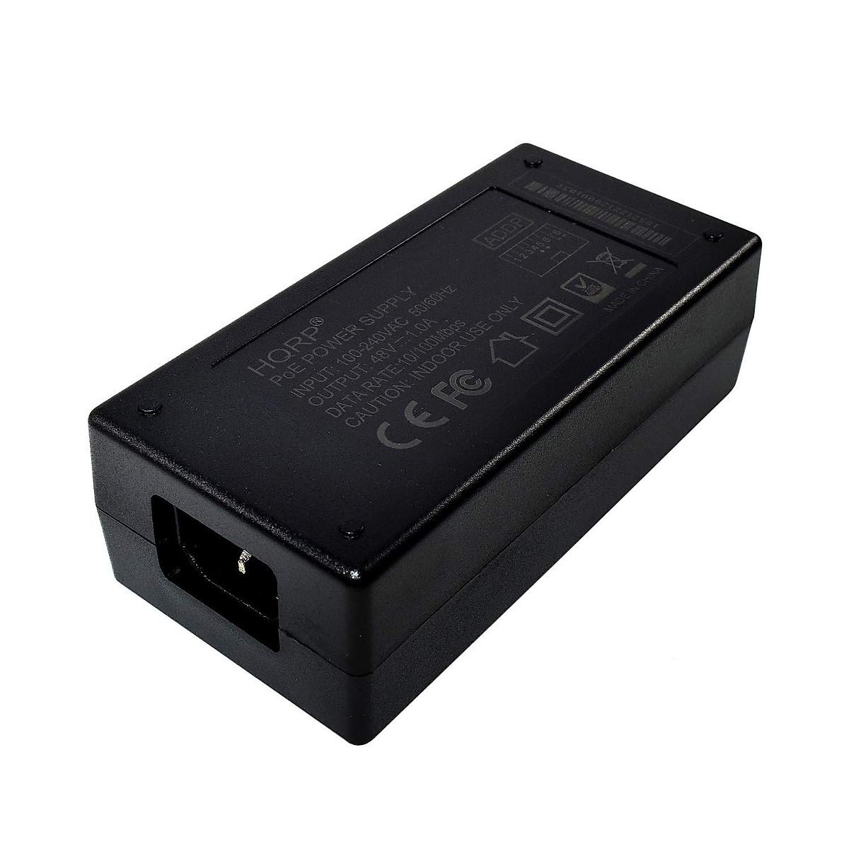 HQRP 48V POE Injector IEEE 802.3AT Compatible with Mitel 5300 Series 5330 5330e 5340 5340e 5360 5312 5324 5320 IP Phone + HQRP Euro Plug Adapter