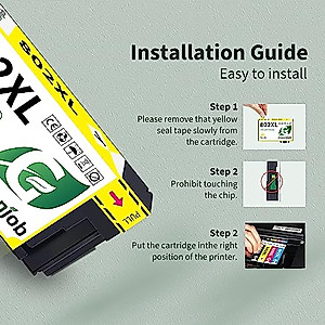 Greenjob 802XL Ink Cartridges Remanufactured Replacement for Epson 802 Ink Cartridges Combo Pack 802 XL T802 T802XL to use with WF-4720 WF-4730 WF-4734 WF-4740 EC-4040 EC-4030 EC-4020 Printer (4 Pack)