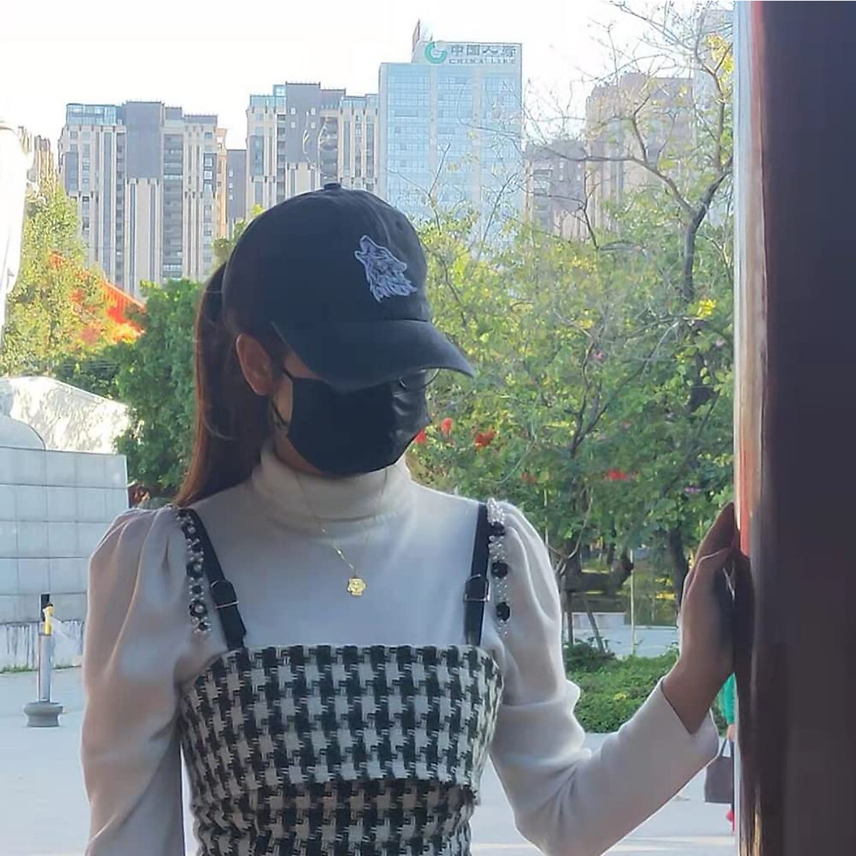 Funny Baseball Cap for Men Women, Animal Wolf Hat, Birthday Gifts for Wolf Lovers, Tribal Wolves Howling 3D Embroidered Adjustable Ball Cap