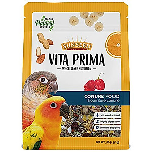 Sunseed Vita Prima Wholesome Nutrition Conure Food, 3 LBS