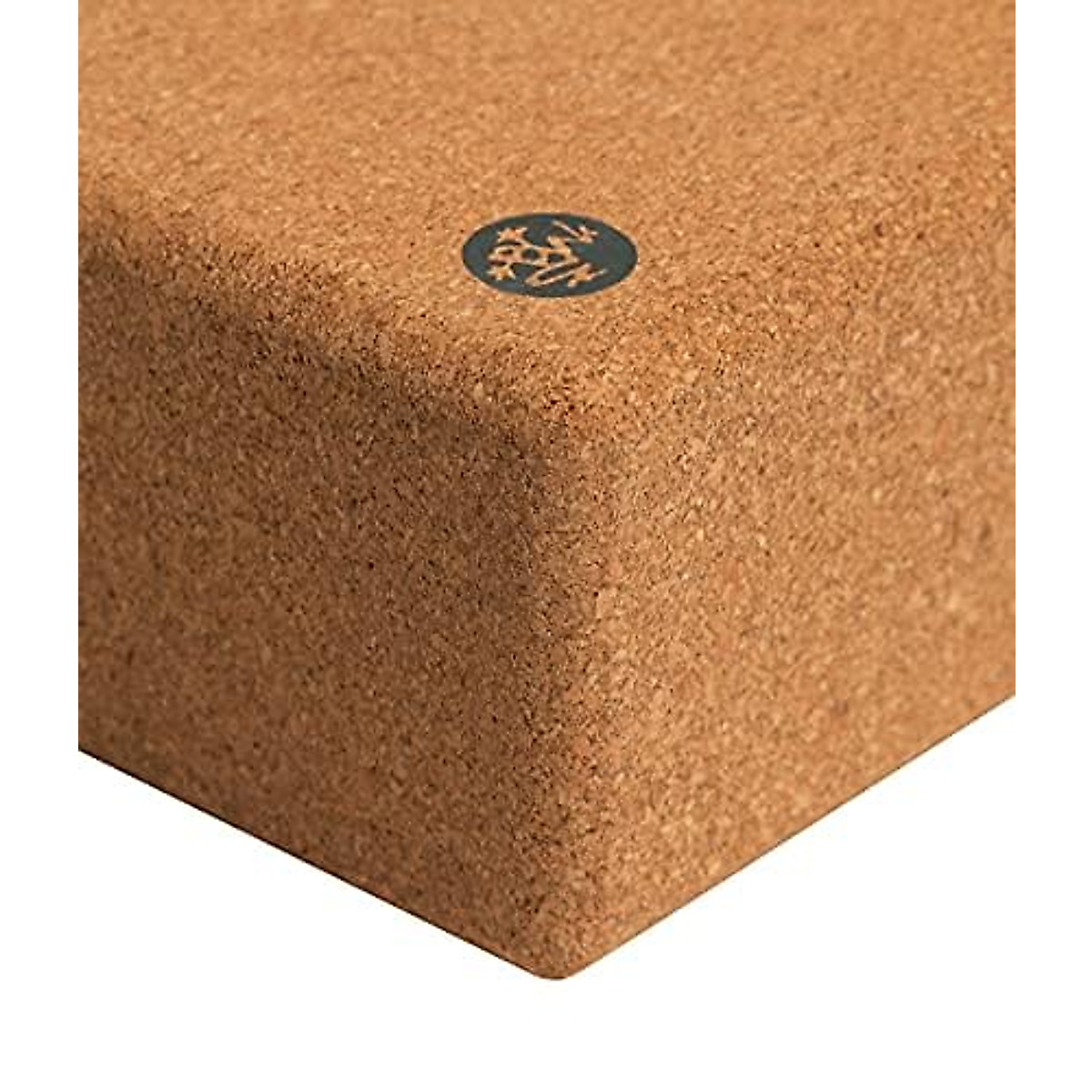 Manduka Yoga Cork Block - Yoga Prop and Accessory, Good for Travel, Comfortable Edges, Lightweight, Extra Firm Cork, 4" x 6" x 9" (10 x 15 x 22.5 cm) (Pack of 2)